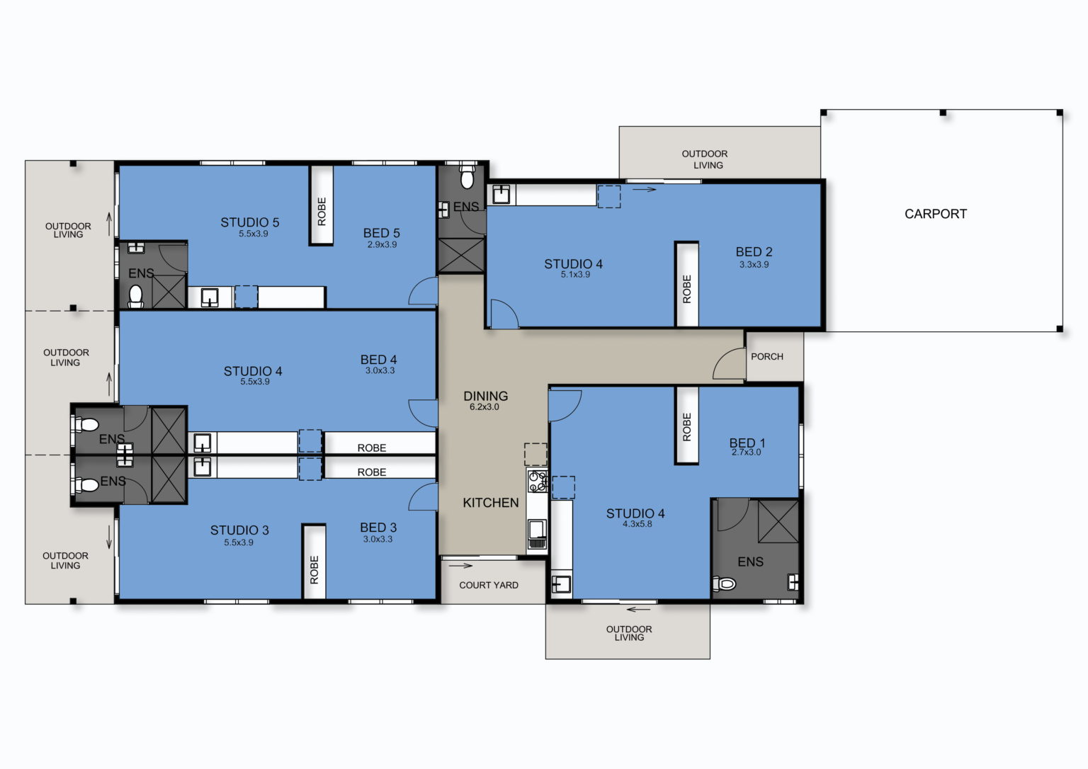 ROOMING ACCOMMODATION – SINGLE STOREY – QUEENSTOWN DESIGN – Investis ...