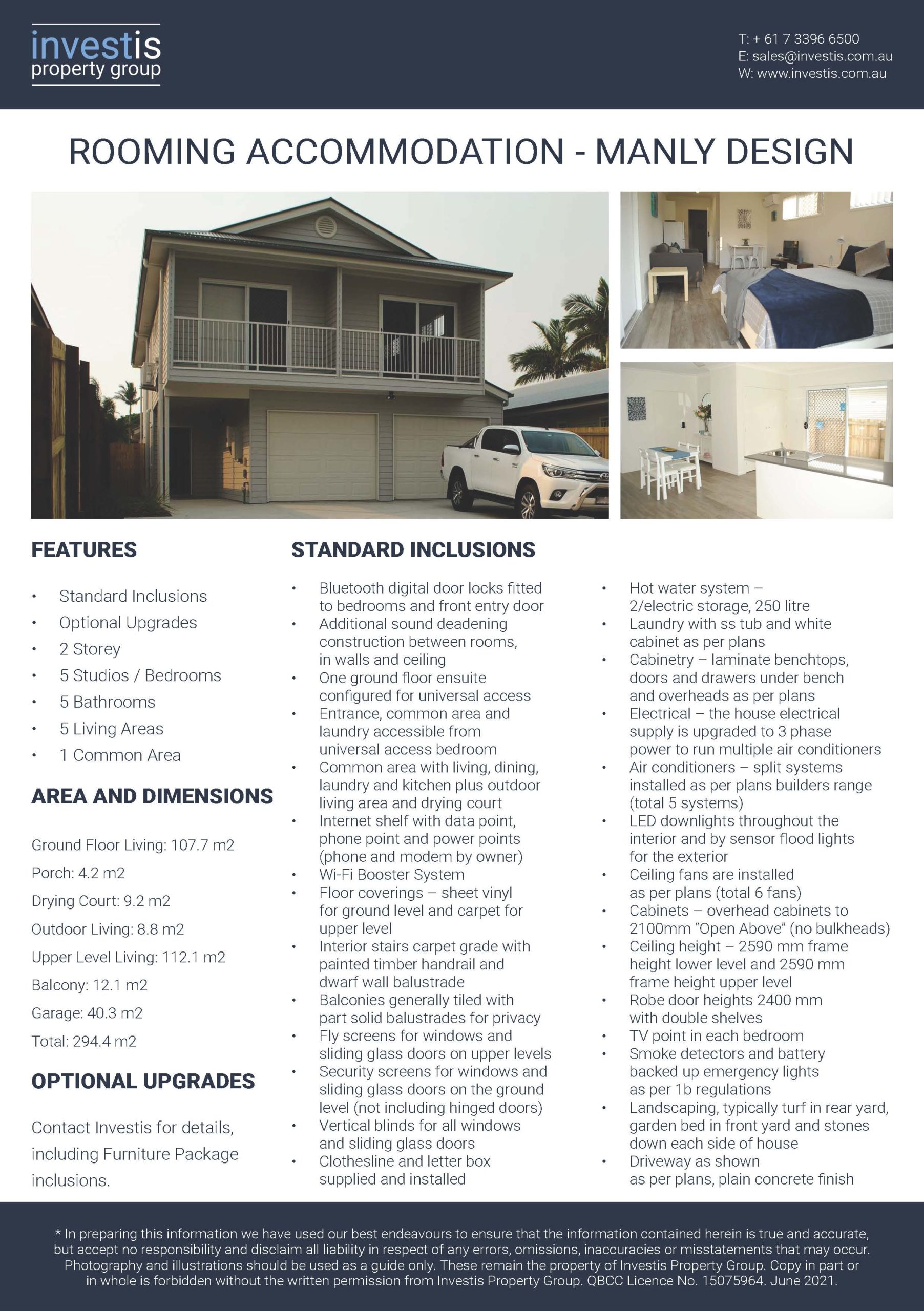 ROOMING ACCOMMODATION – DOUBLE STOREY – MANLY DESIGN – Investis ...